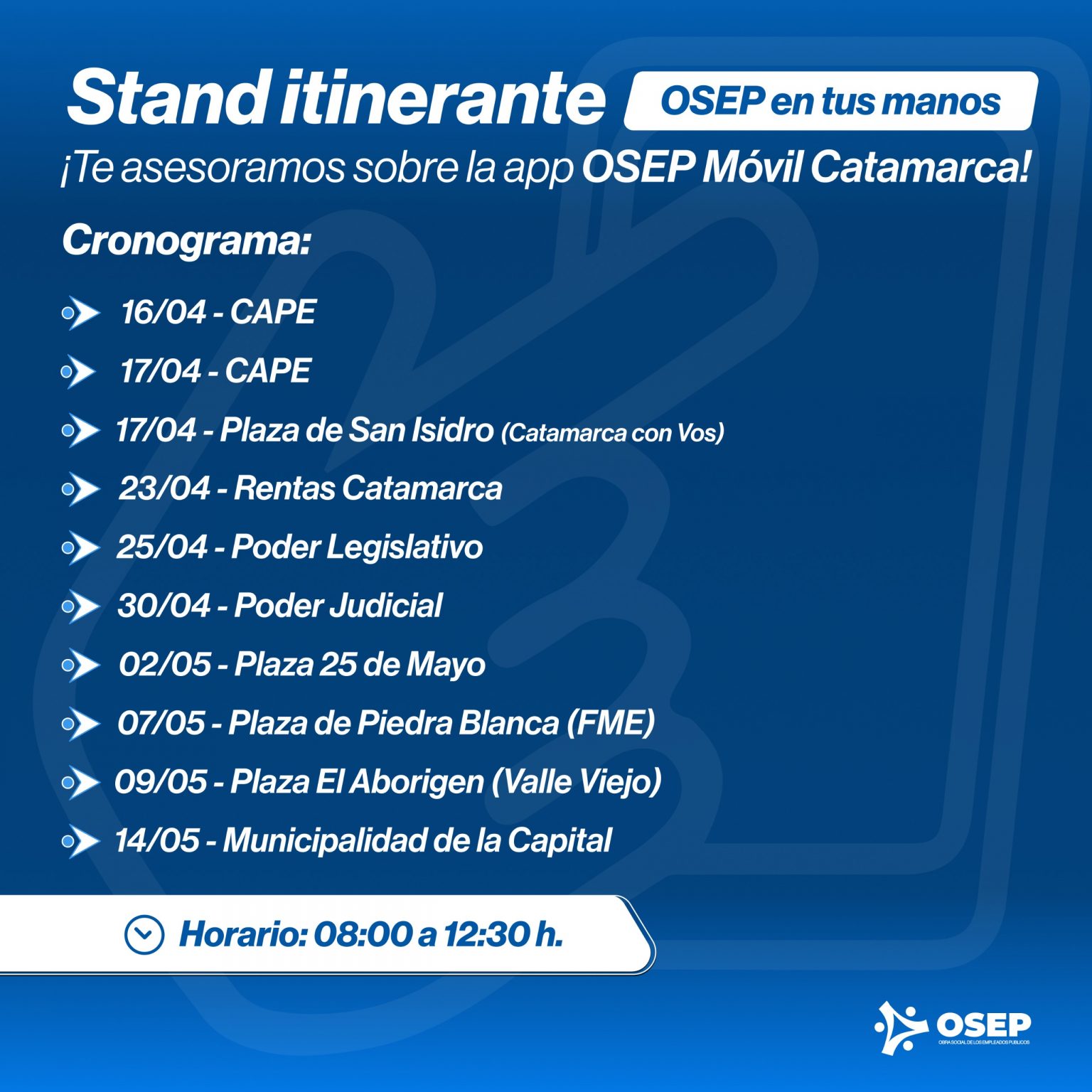 OSEP inició con capacitaciones para el uso de su app móvil - Diario ...