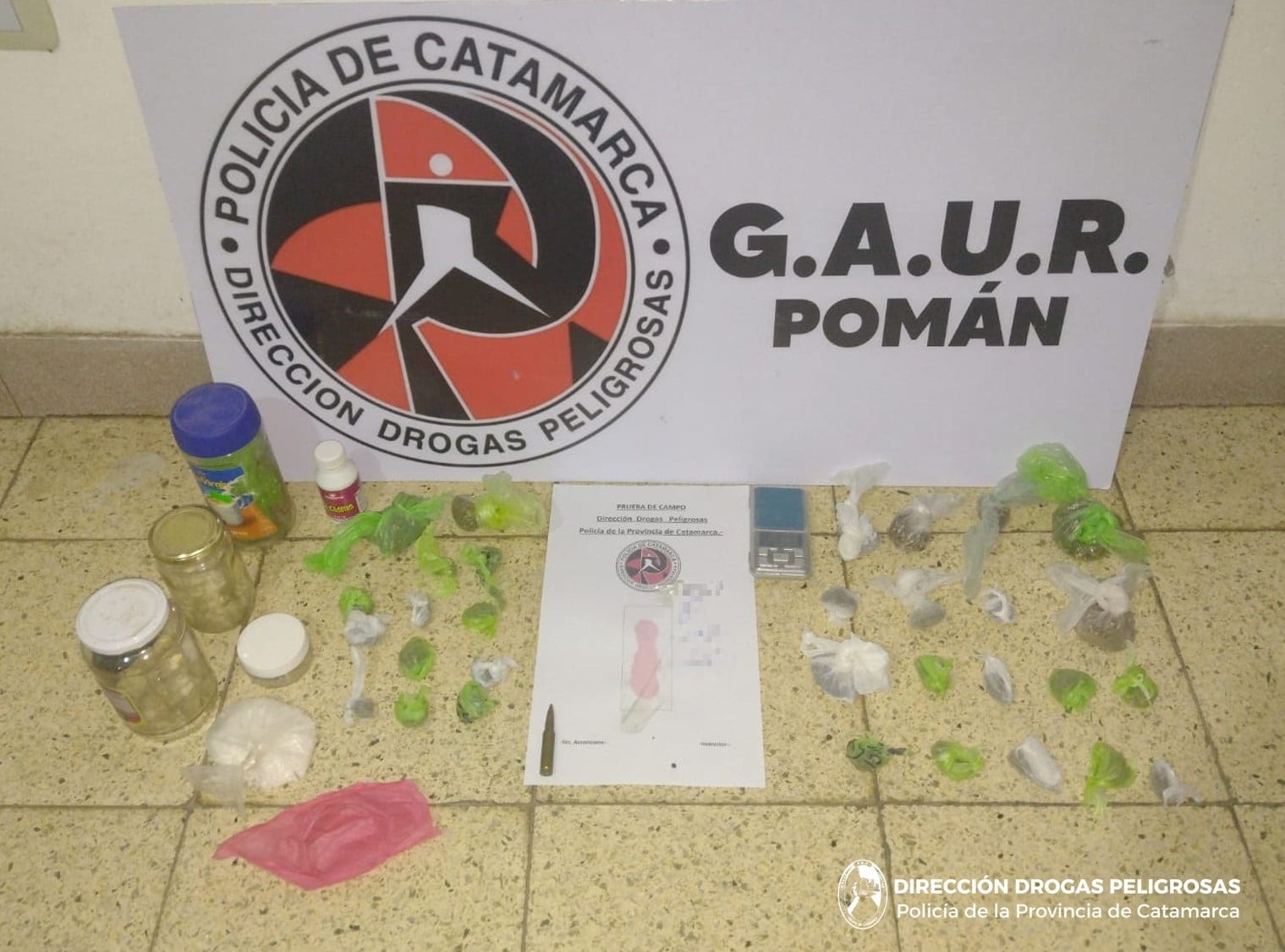 Un procedimiento de droga nocturno en Pomán terminó con secuestros y ...