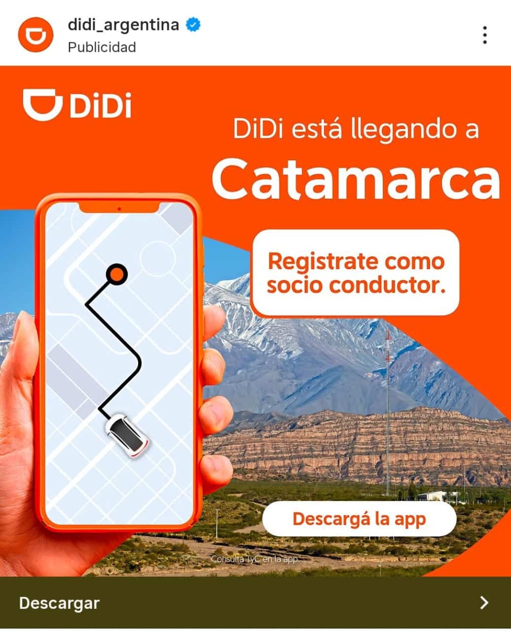 Después de Uber, DiDi ya se prepara para operar en Catamarca ¿Cómo será ...